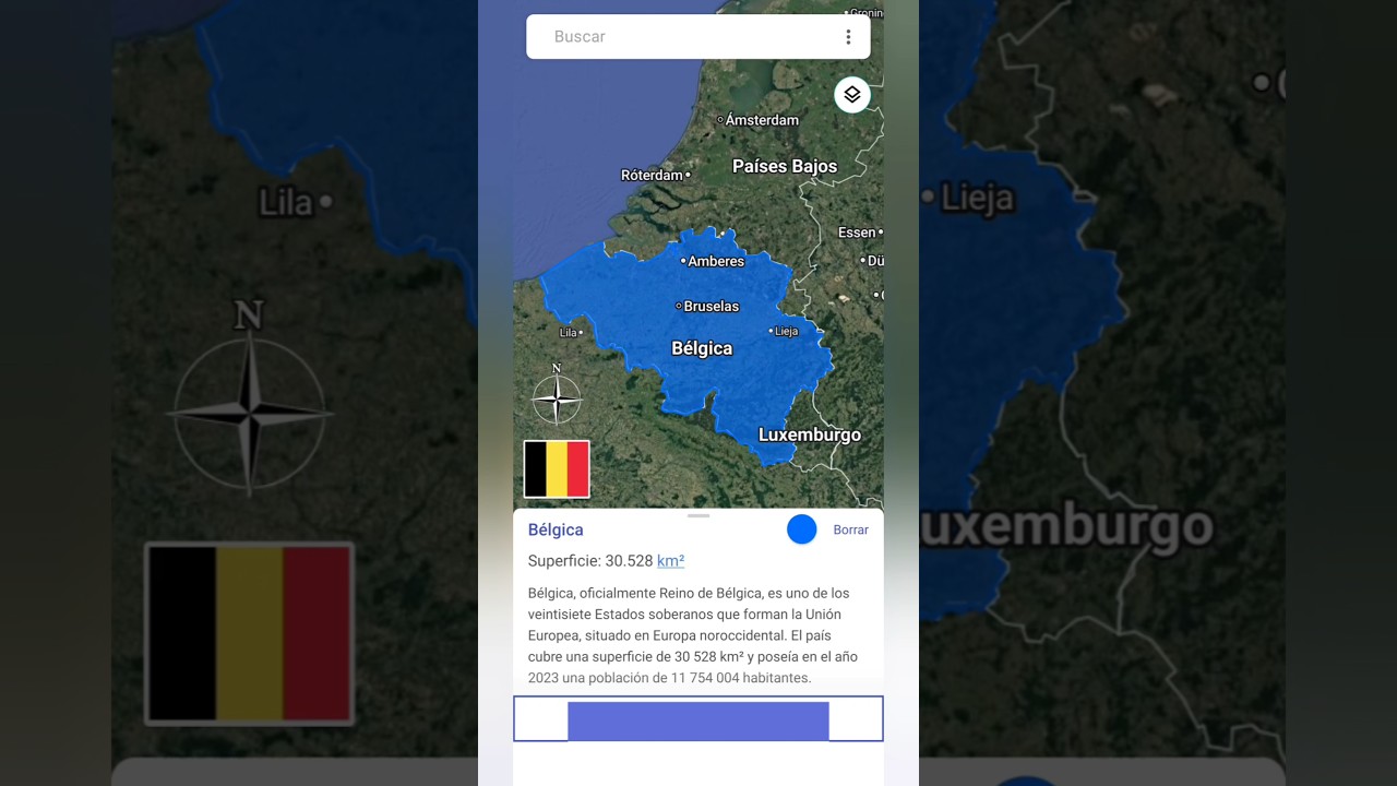 Donde queda Bélgica en el Mapa