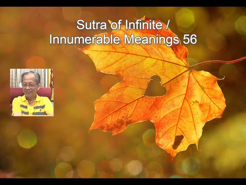 Sutra of Infinite / Innumerable Meanings 56