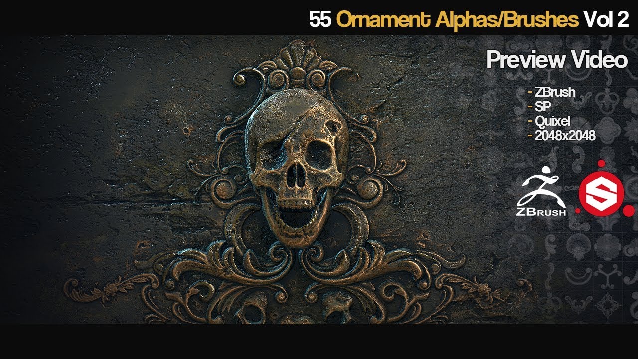 Ornament Alphas/Brushes Vol 2 - Preview