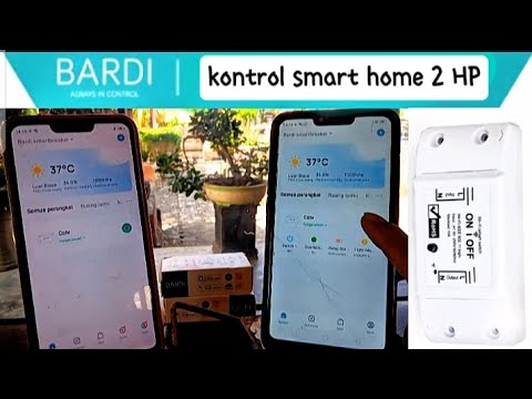 Cara Kontrol Bardi Smart Home Untuk Dua HP || Tambah User Smart Breaker