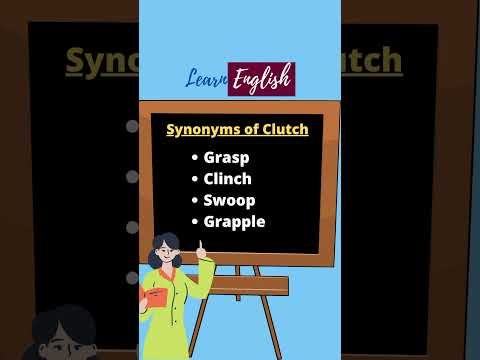 Synonyms of Clutch? | Clutch का Synonyms? #shorts #learnenglishmeaning #synonyms #youtubeshorts