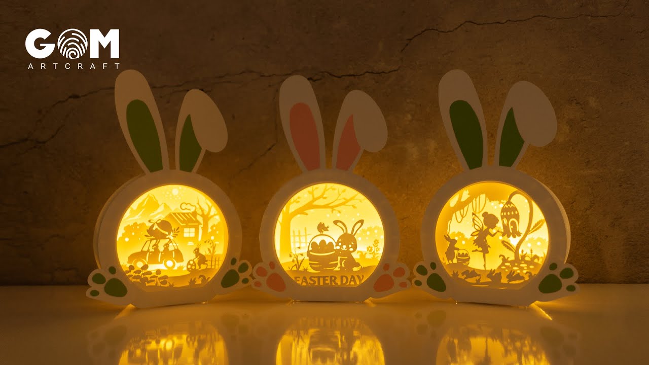 How to make Easter Egg Shadowbox 3D SVG
