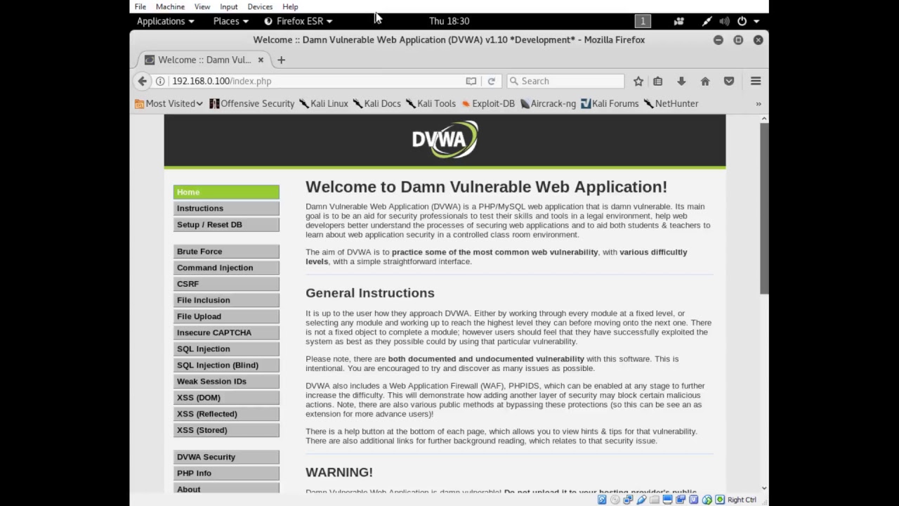 Kali Linux Tools (SQLMap) | DVWA