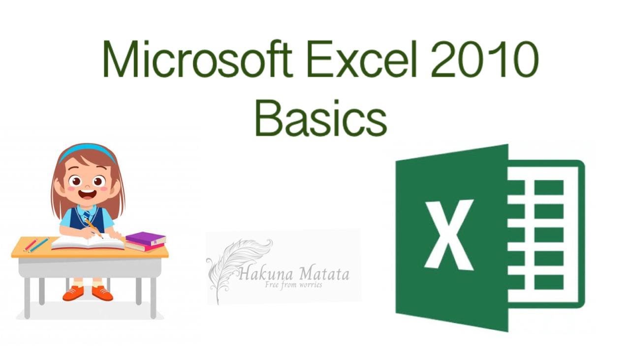 Microsoft Excel 2010 | Basics | Rows | Columns | Cell | Cell Address
