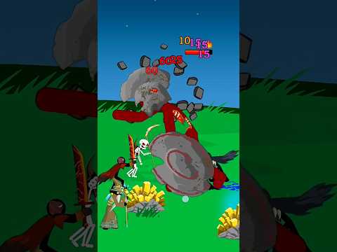 General Wrathnar vs Giant Stone fight | Stick War Legacy #viral #short