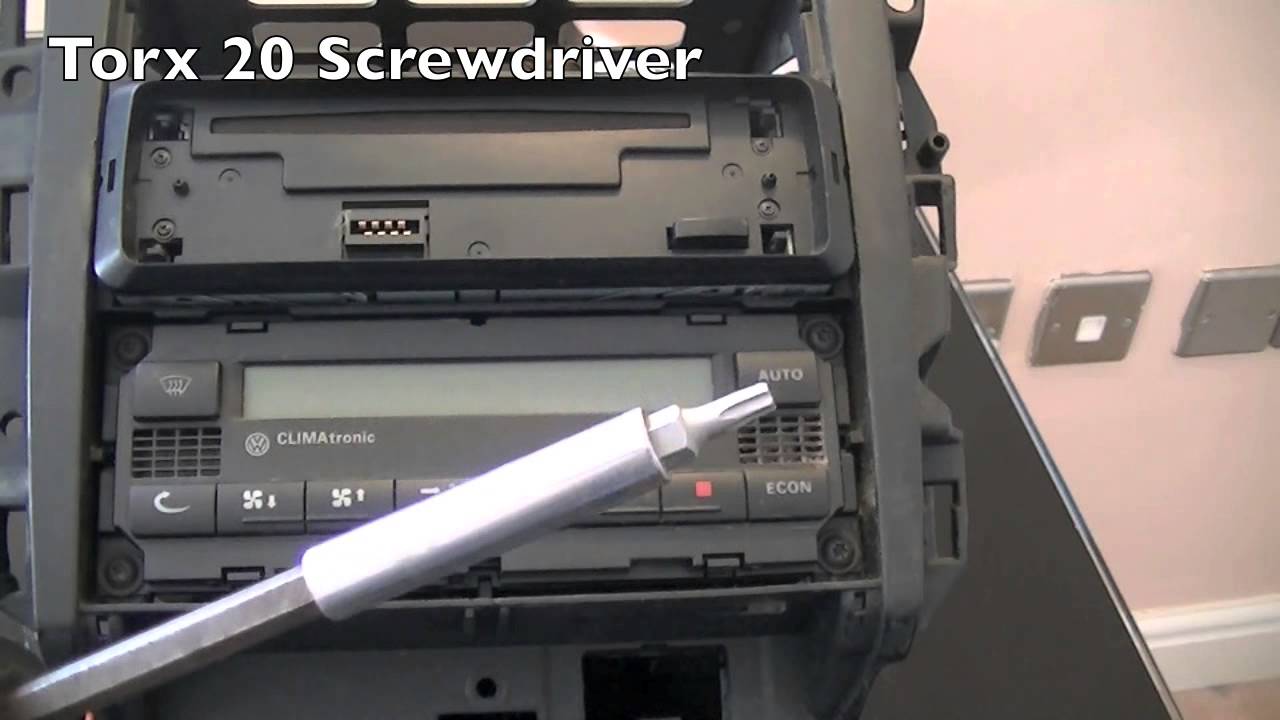 How to Remove a VW Climatronic Heater Climate Control
