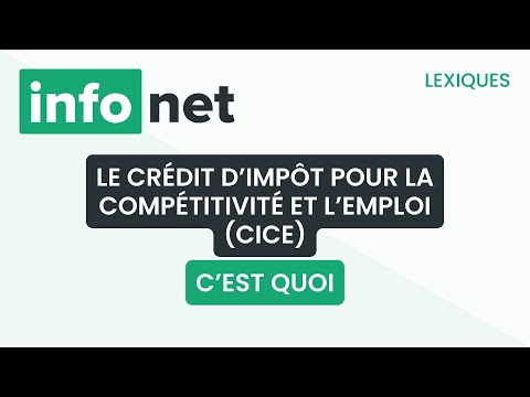 Le CICE, c'est quoi ? (définition, aide, lexique, tuto, explication)