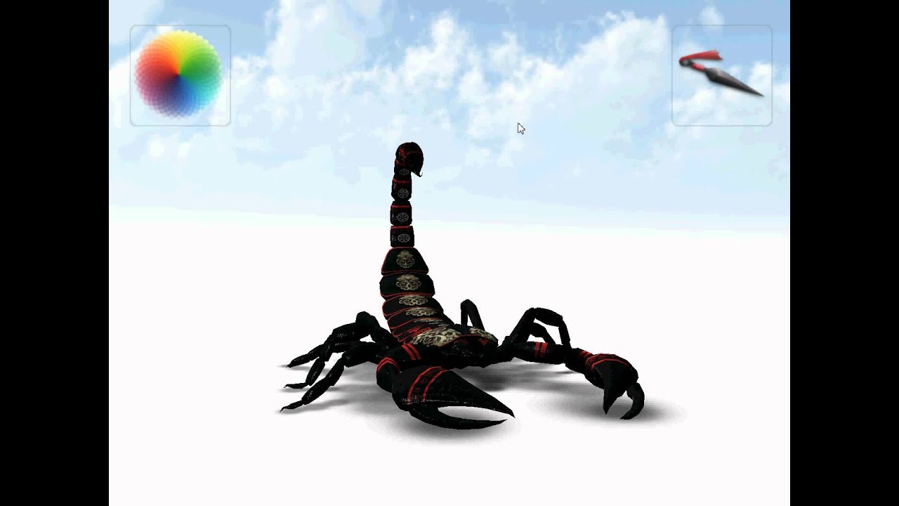Scorpion Rotation Animation Test
