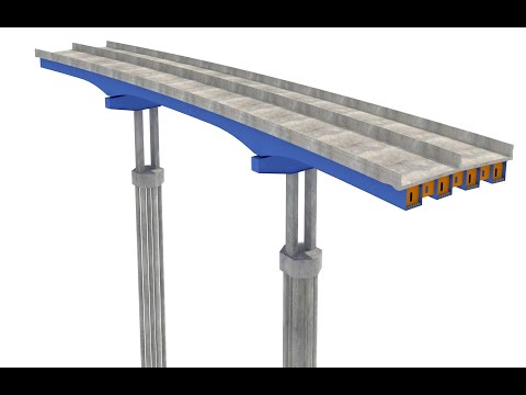 Application cases of steel box composite girder bridges using allplan bridge China