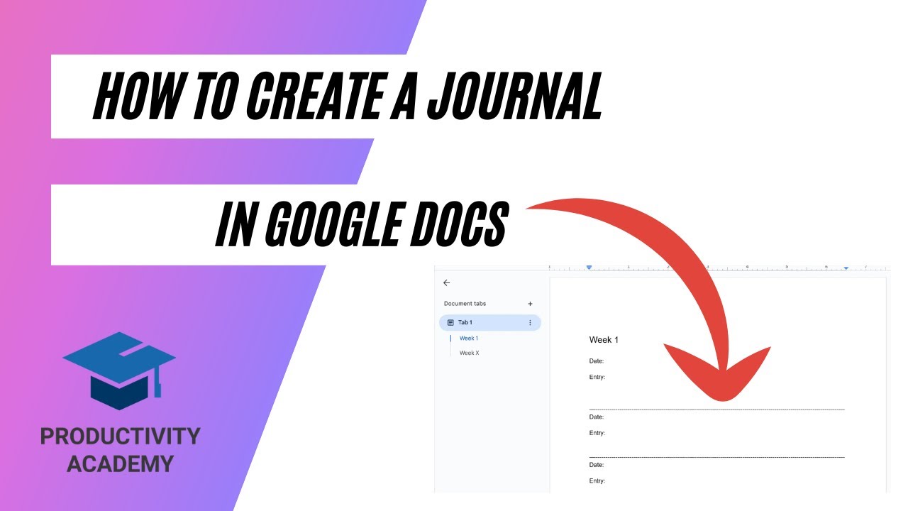 How To Create A Journal In Google Docs