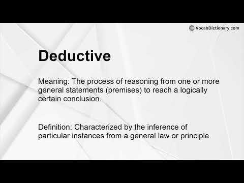 Deductive Meaning