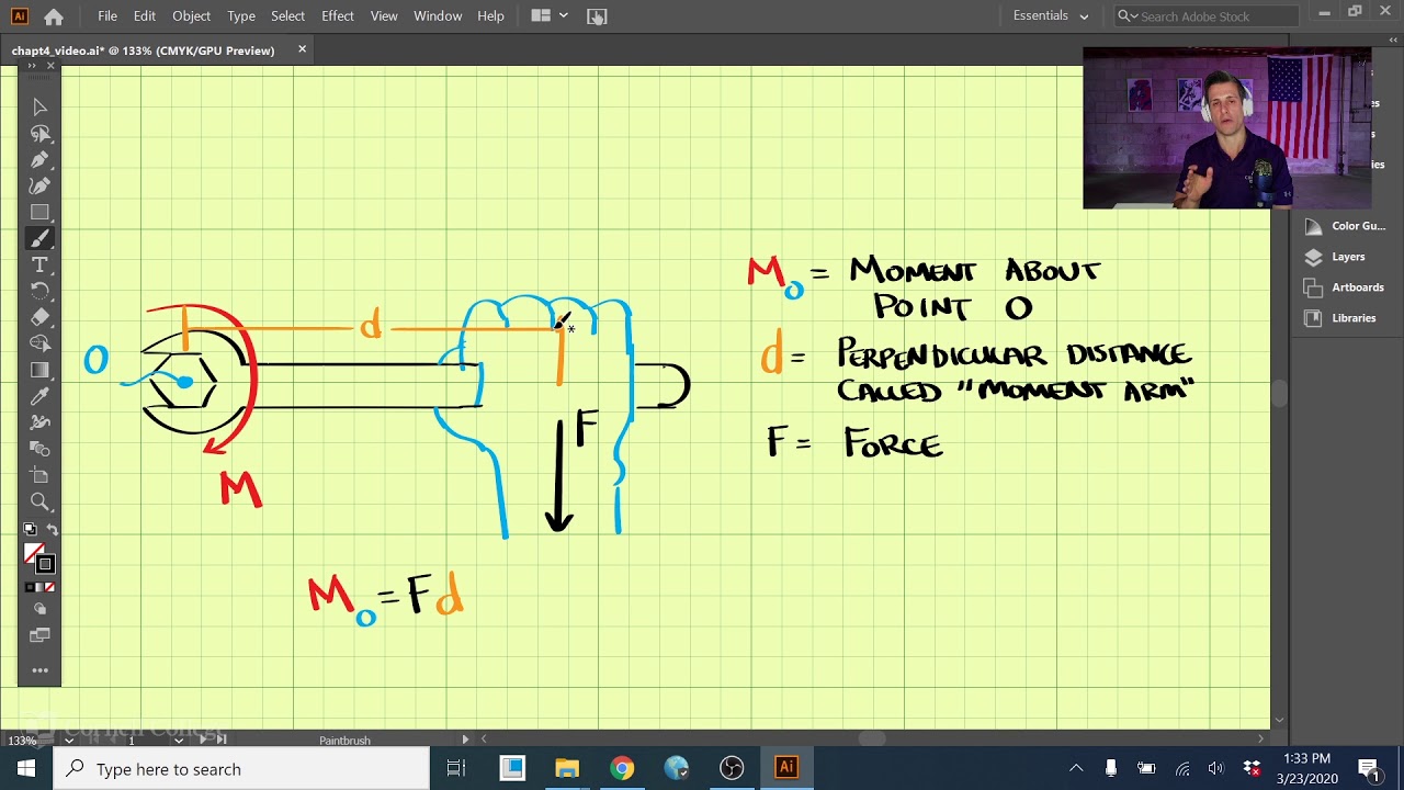 Statics - Chapter 4 (1 of 6): Intro to Moment of a Force
