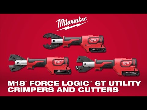 Milwaukee® M18™ FORCE LOGIC™ 6T Utility Crimpers and Cutters