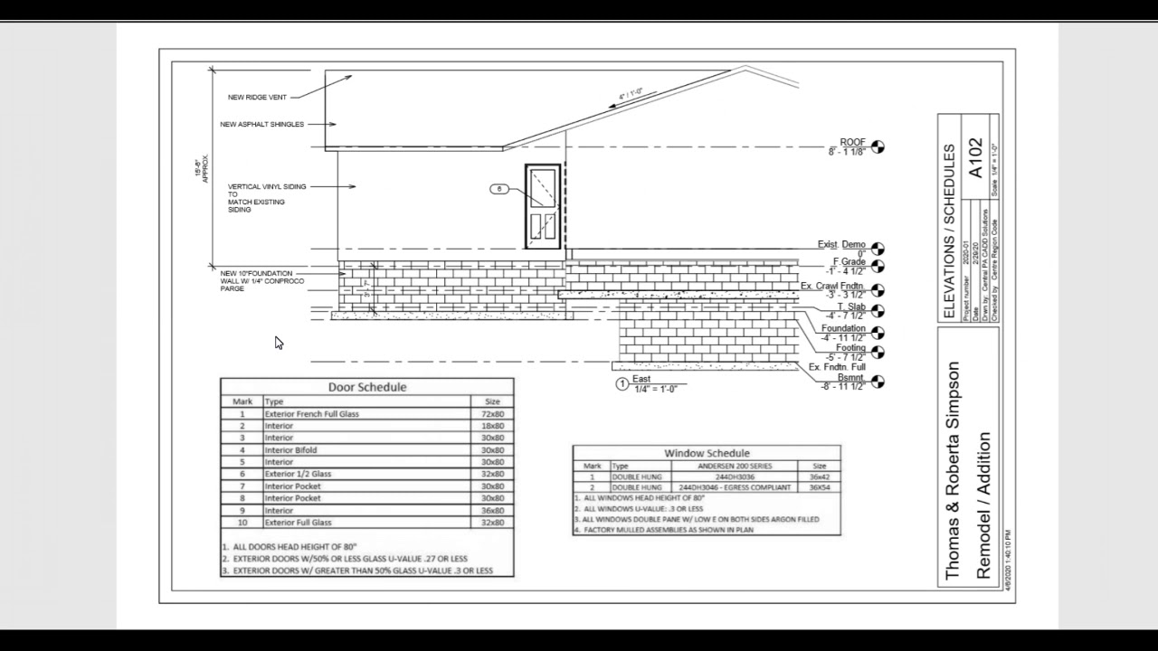 Video 4   Elevations