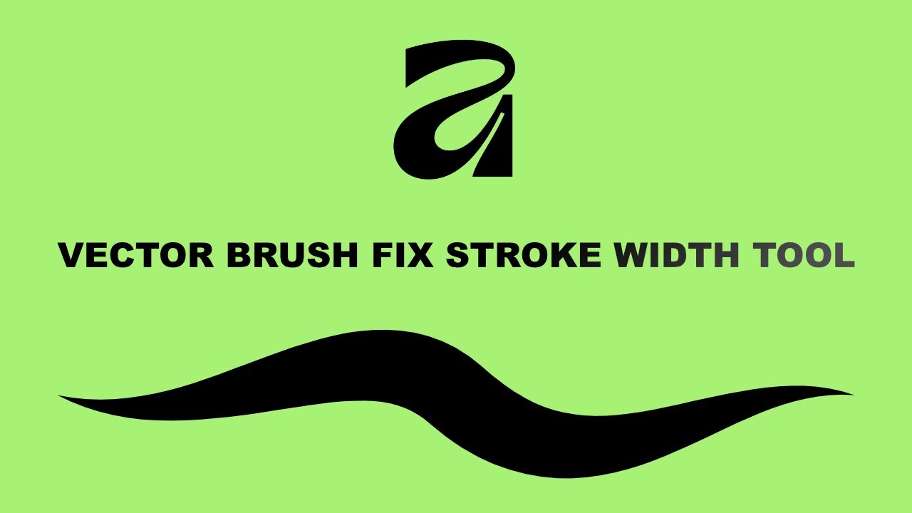 Affinity - Vector Brush Fix Stroke Width Tool