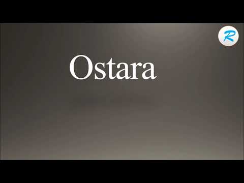 How to pronounce Ostara