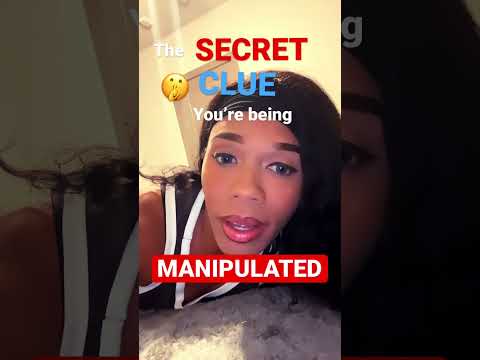 The SECRET 🤫 CLUE 🕵️ you’re being MANIPULATED!  #manipulation #darkpsychology #womenempowerment