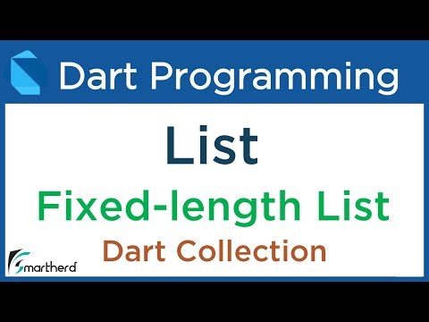 Learn Dart Collections Arrays or LIST as Fixed length List Dart for Flutter 11 1 - Mind Luster