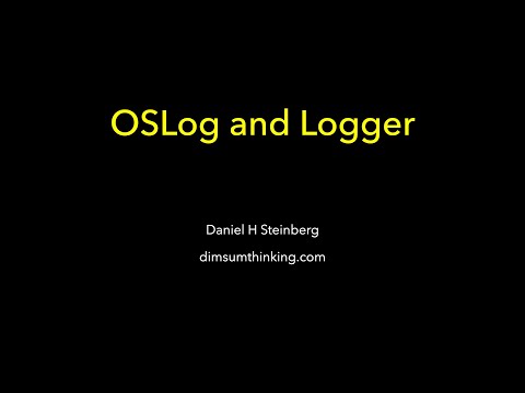 OSLog and Logger