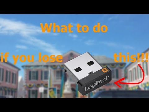 No more lost Logitech keyboard receivers!!!