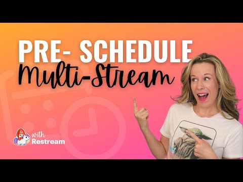 How to schedule live multi-broadcast with Restream & Ecamm