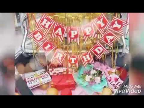 To my girlfriend birthday surprise