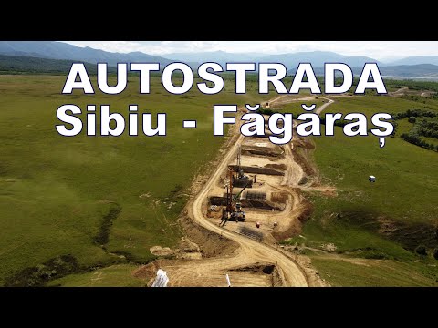 ȘANTIER Autostrada A13 Sibiu - Făgăraș, la Avrig