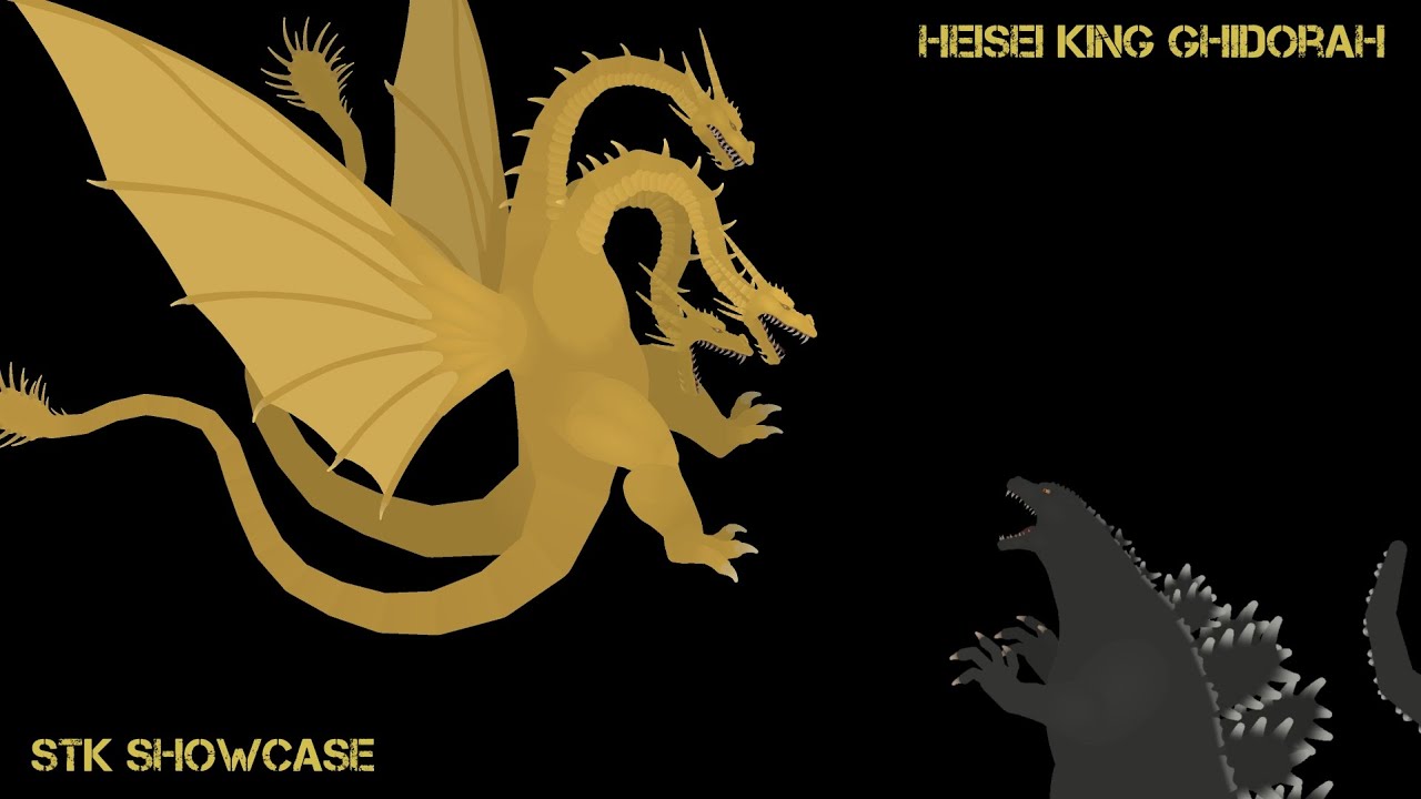 Heisei King Ghidorah V3 stk showcase + download | Stick Nodes Pro 