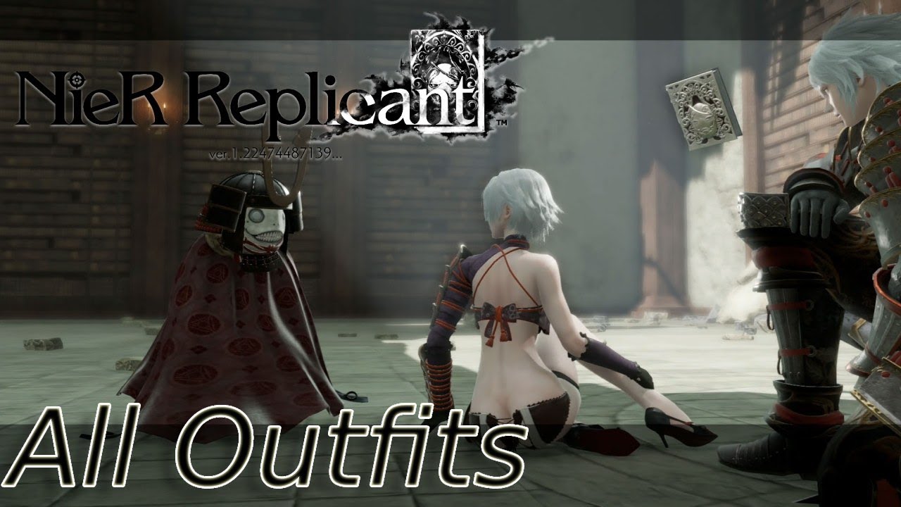 Nier Replicant-All Outfits for Kaine, Emil, and Protagonist (Adult)