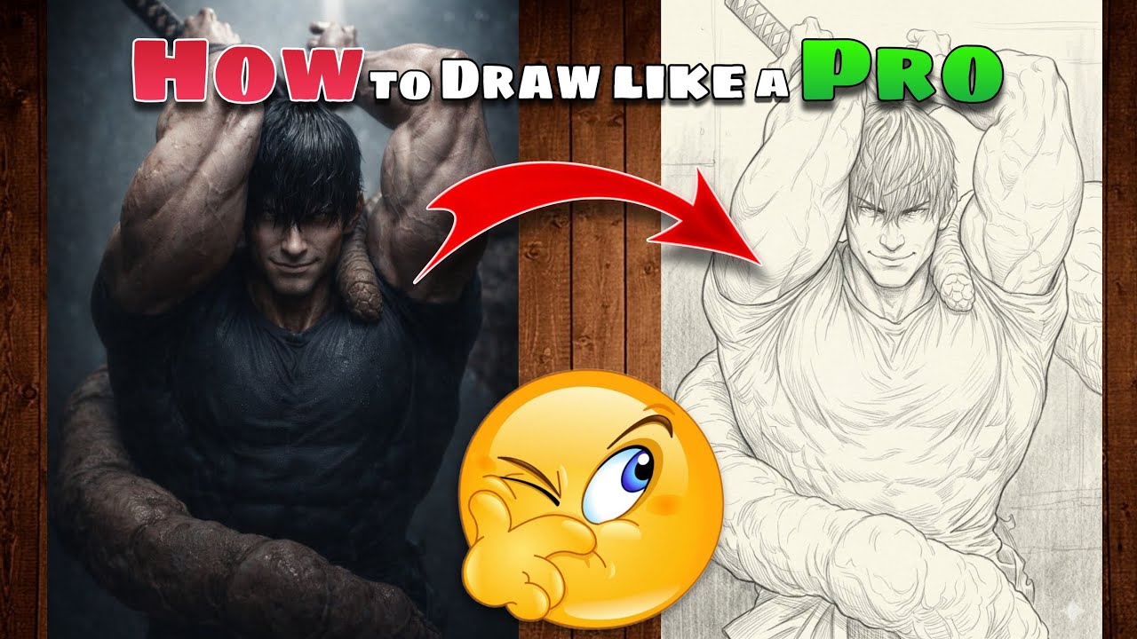 How To Draw Like A Pro Outline Full Detail Tutorial