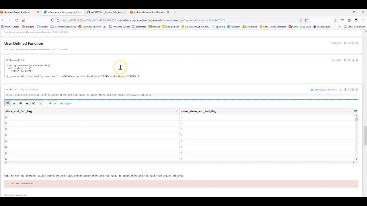 Apache Flink SQL Tutorial - Kinesis Data Analytics