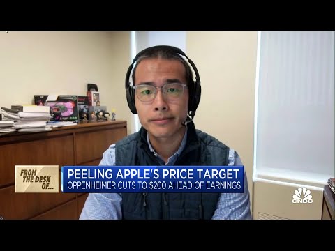 Here's why Oppenheimer lowered Apple's price target to $200