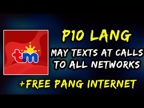 P10 mo! May Text and Calls + Internet pa to all Networks for 1 day