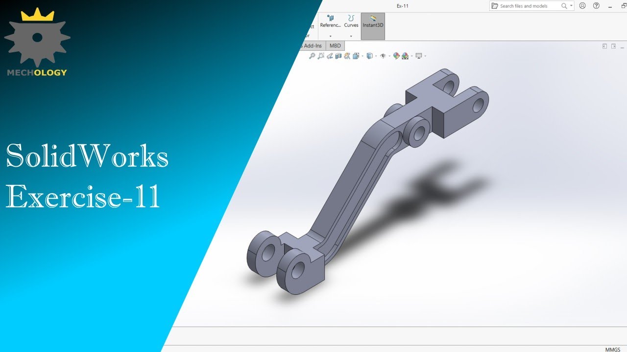 SolidWorks Exercise-11 | SolidWorks Tutorial-11