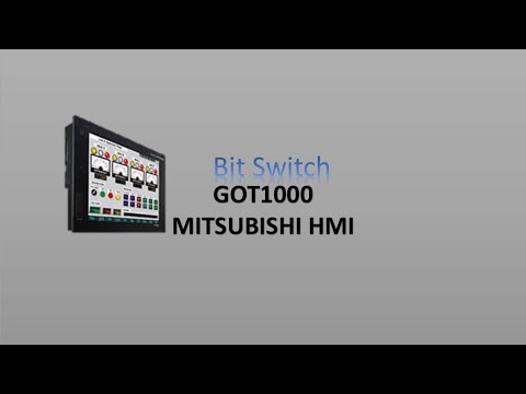 BIT Switch Design on GT Designer 3 /Mitsubishi HMI Programming Tutorial