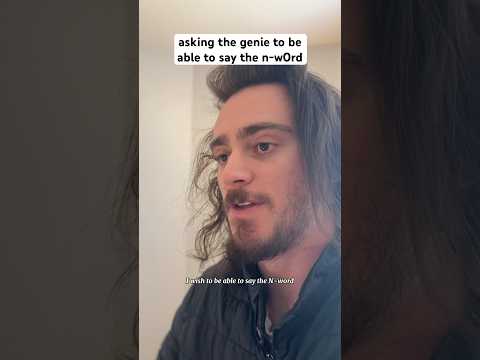 asking a genie to be able to say the n-word #shorts #comedy #funny
