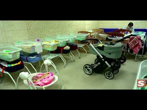 Ukraine Russia war footage- nurses take care of babies who's parents are missing in keiv