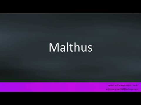 How to pronounce "Malthus".
