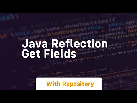 java reflection get fields