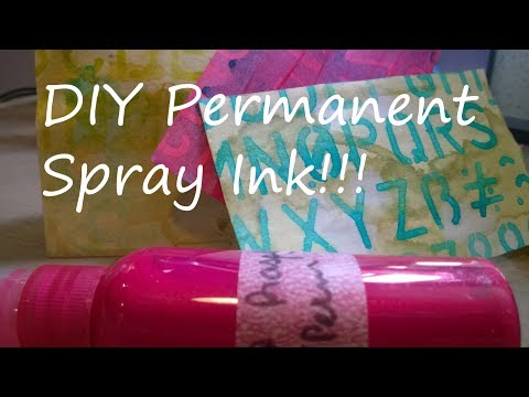 DIY Permanent Spray Inks!!! | Imperfect Impulses with Aaron
