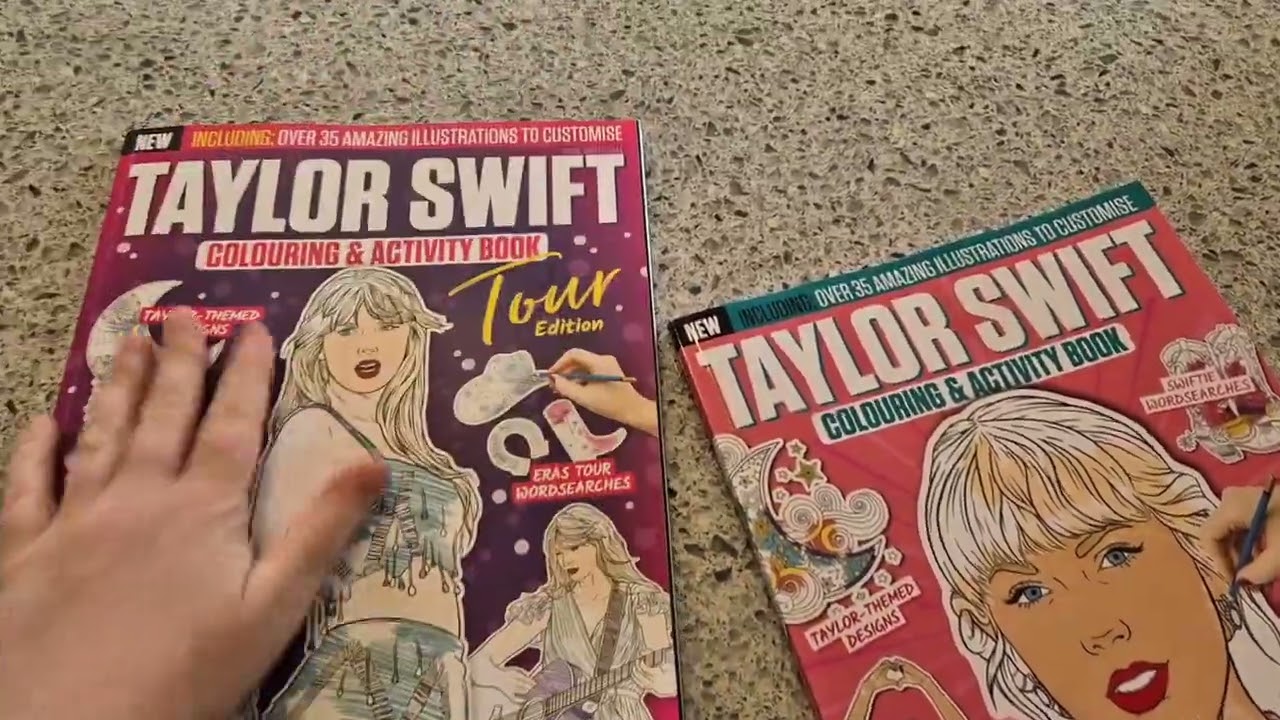 Taylor Swift Colouring & Activity Book Review #taylorswift #colouringbook #activitybook #colouring
