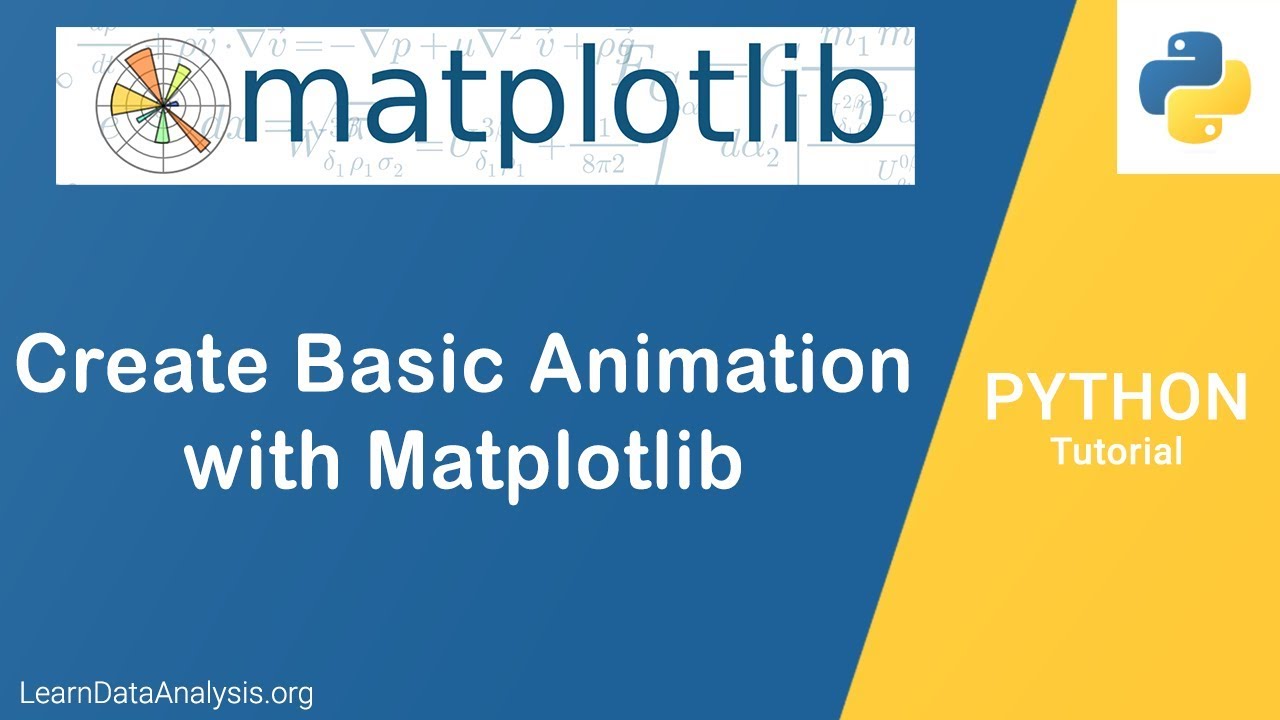 A basic example how to create animation with Matplotlib in Python