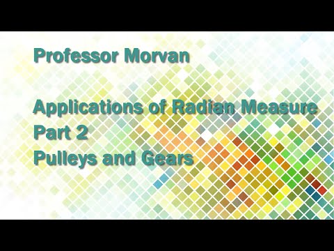 Math 142, 3.2 Part 2, Pulleys and Gears