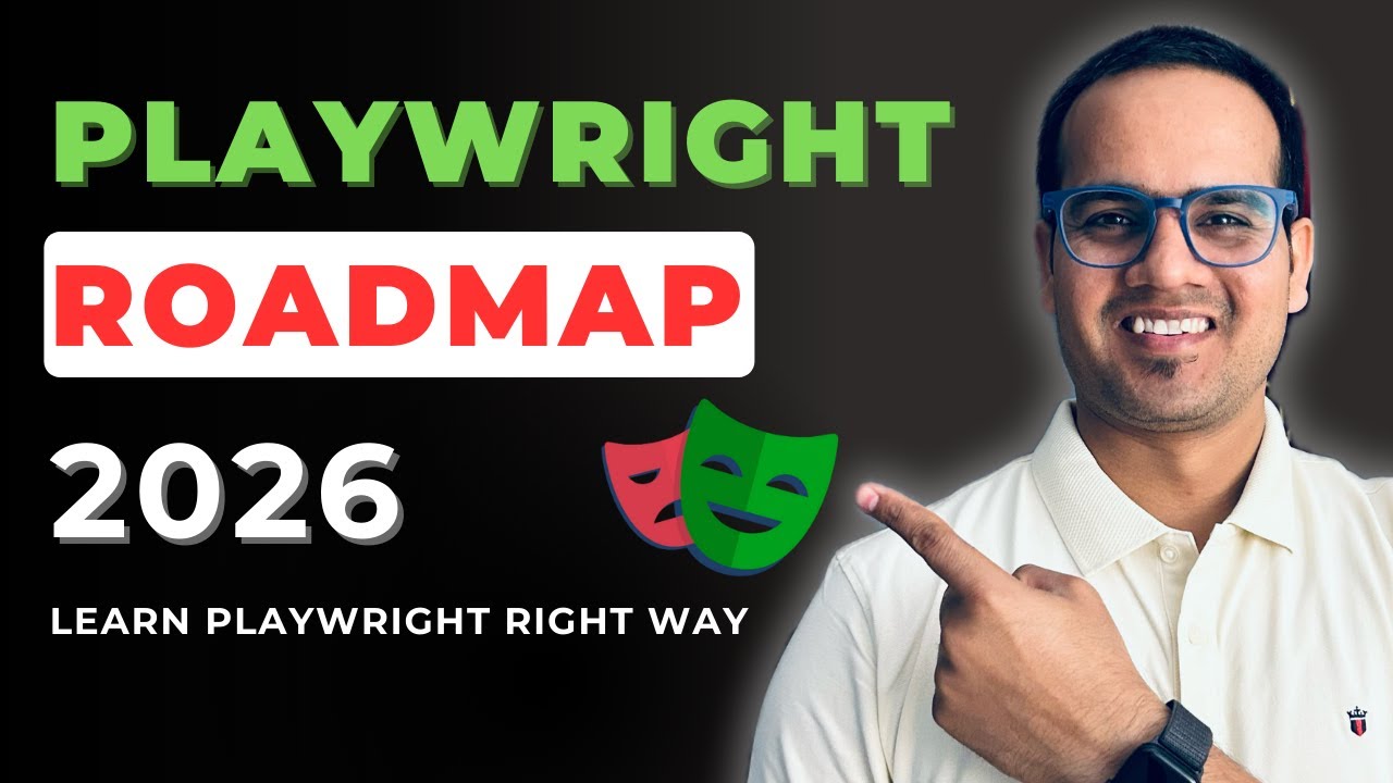 PLAYWRIGHT Roadmap 2026 | Right Way to Learn Playwright | automatewithamit