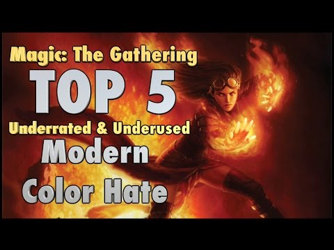 MTG - The Top 5 Underrated and Underused Modern Color Hate Sideboard Cards for Magic: The Gathering