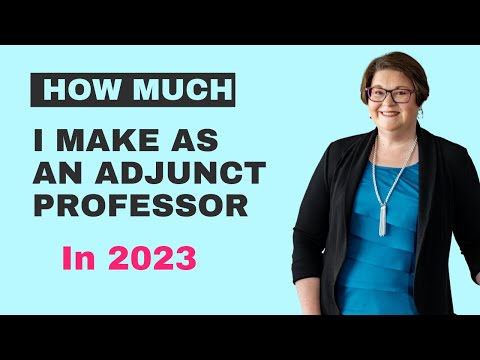 My adjunct professor salary: How much I make as an adjunct music professor in 2023