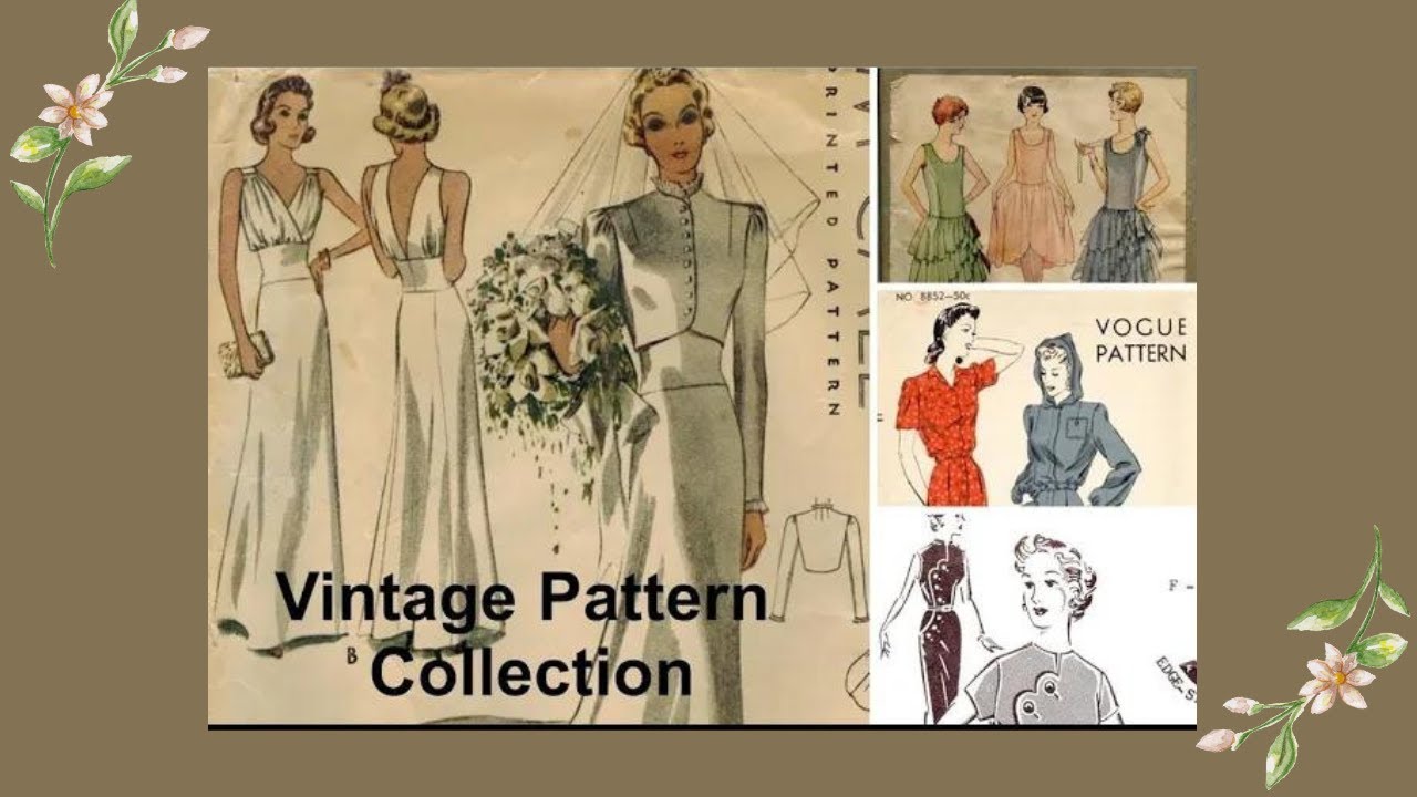 VINTAGE PATTERN COLLECTION: 1920s, 1930s, 1940s and Mail Order