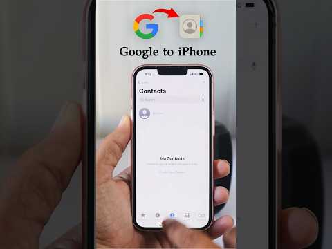 Google Contacts to iPhone | Gmail Contacts to iCloud #shorts #iphone #apple