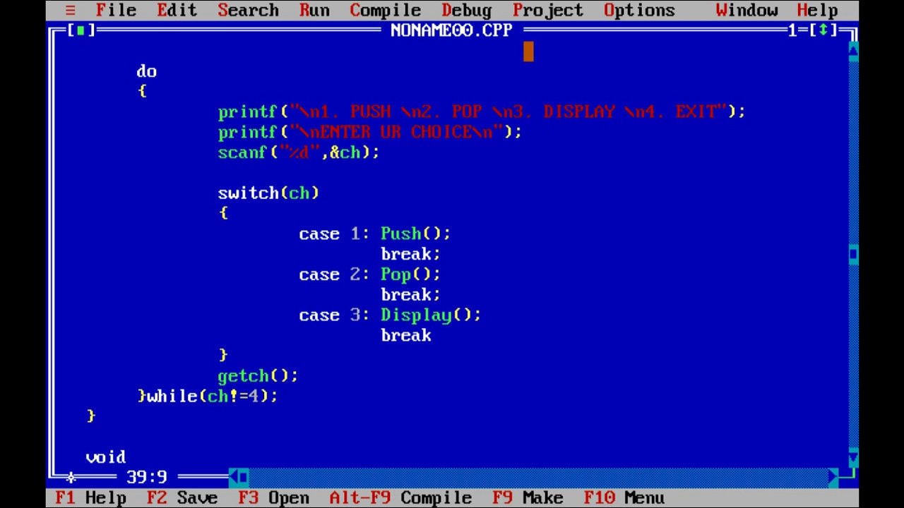 C Program to Implement Stack Insertion/Push and Deletion/Pop Operations  using Array || By Gmone Lab