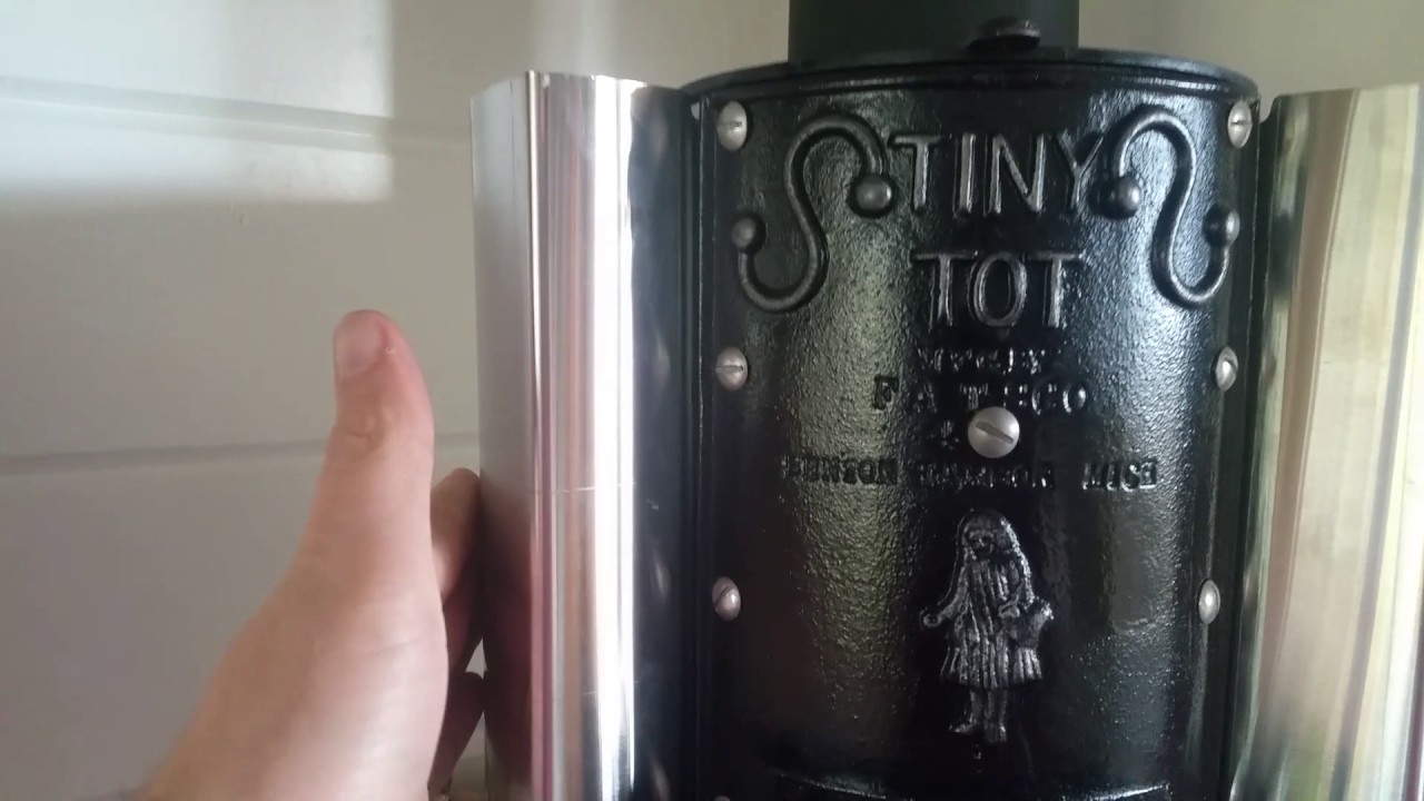 Tiny house with Tiny Tot stove